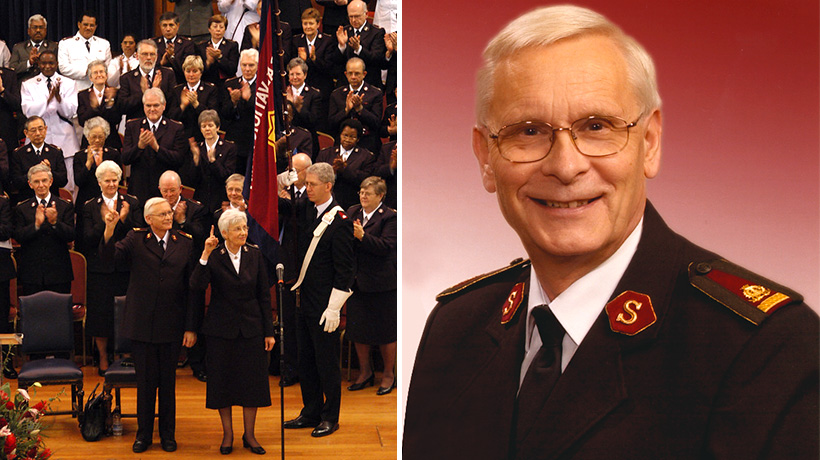 General John Larsson har befordrats till härligheten | Frälsningsarmén